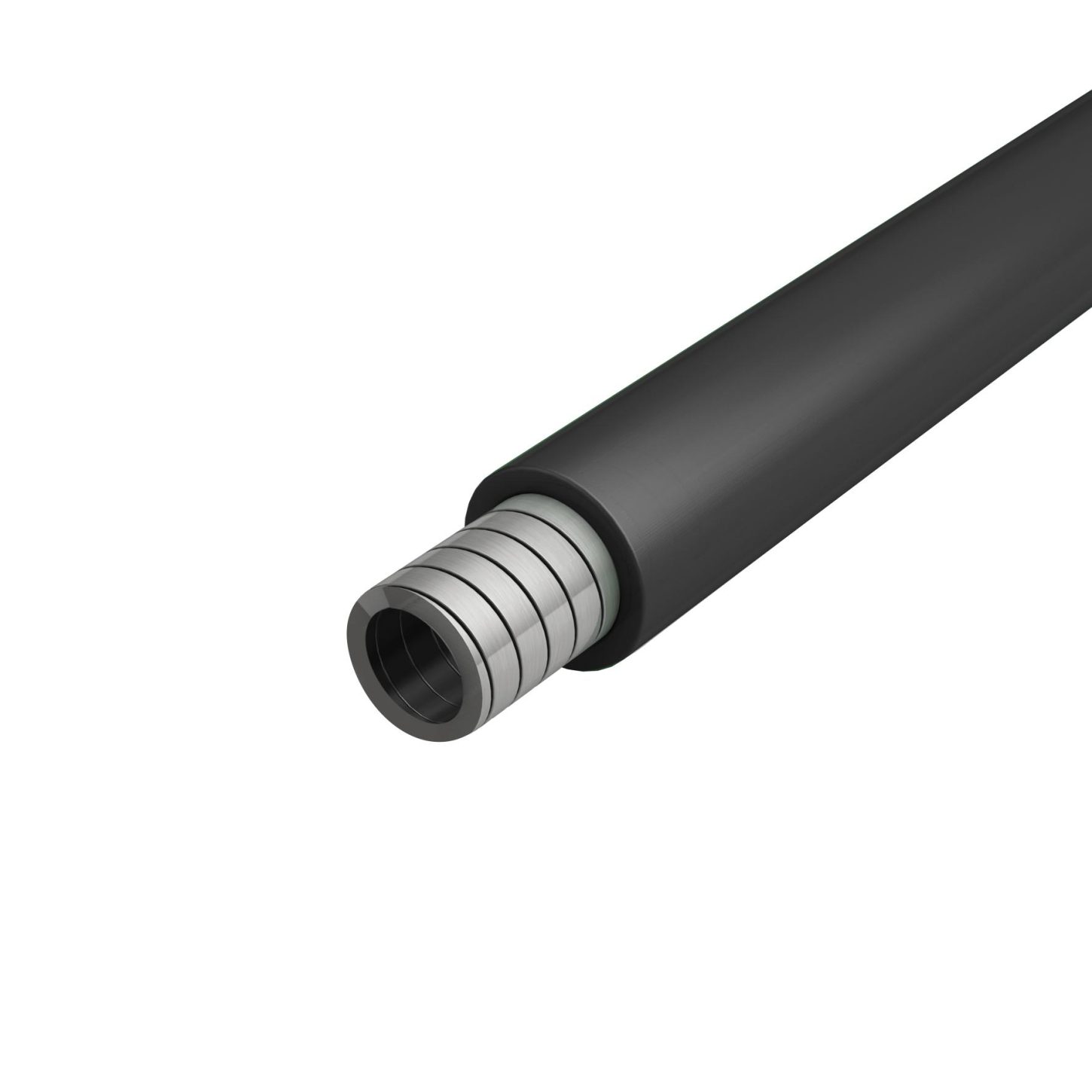 Gaine en métal à fil plat gainé, câble en acier